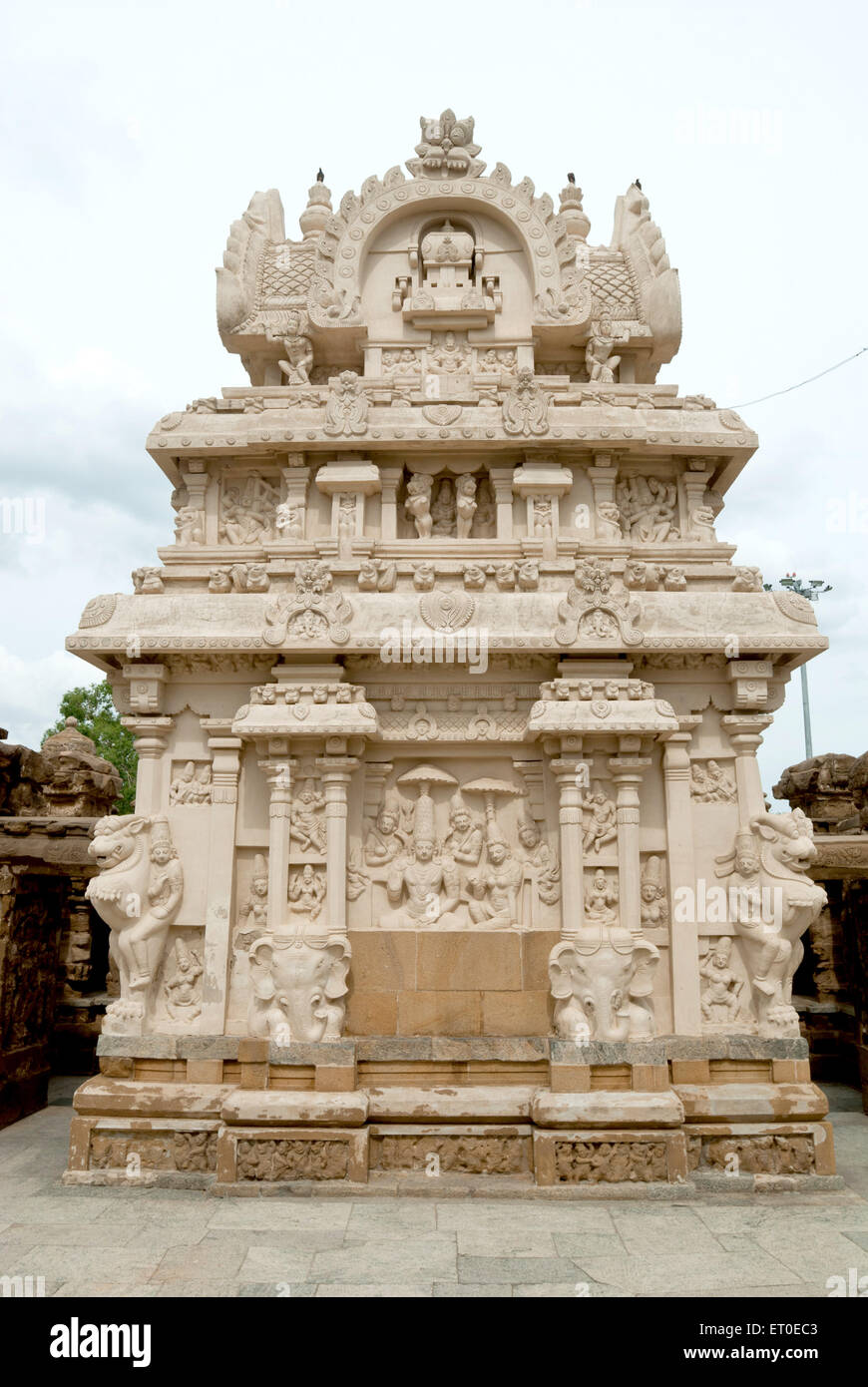 Kailasanatha temple in ; Kanchipuram ; kancheepuram ; Tamil Nadu ...