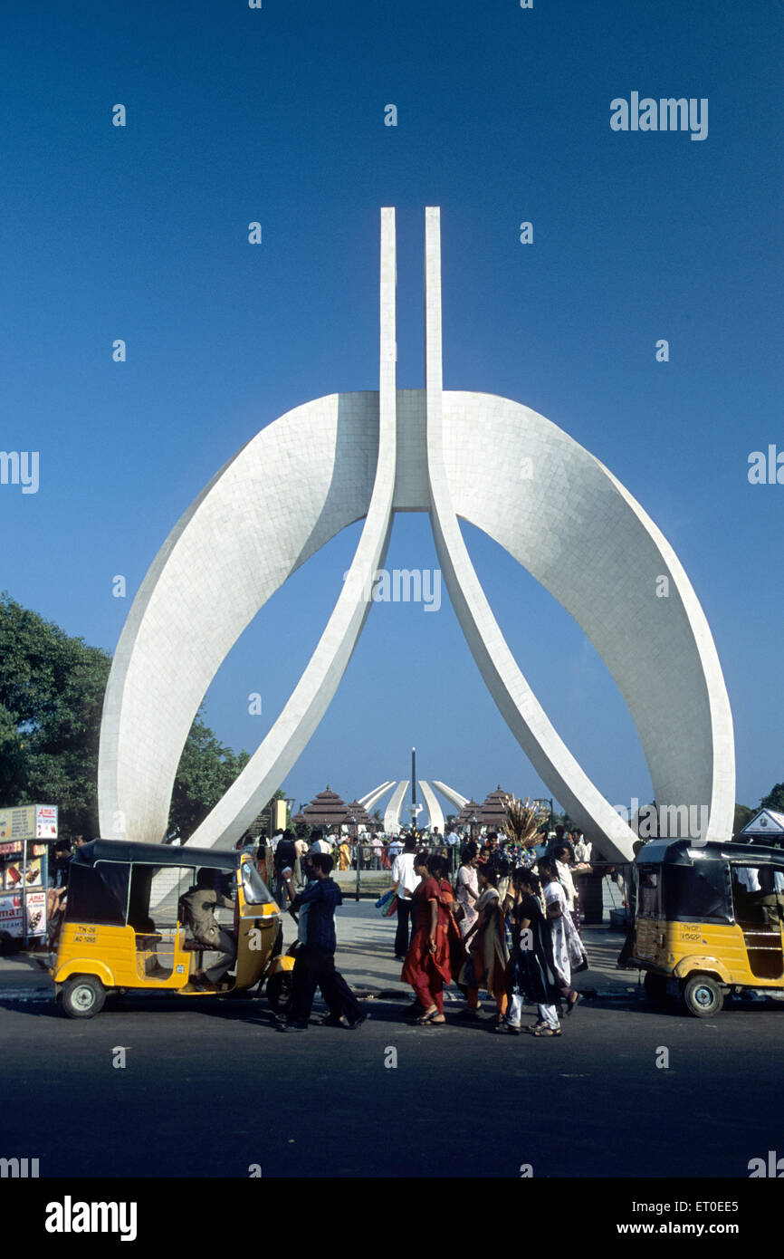 MGR Memorial, MGR Samadhi, Marina beach, Madras, Chennai, Tamil Nadu ...