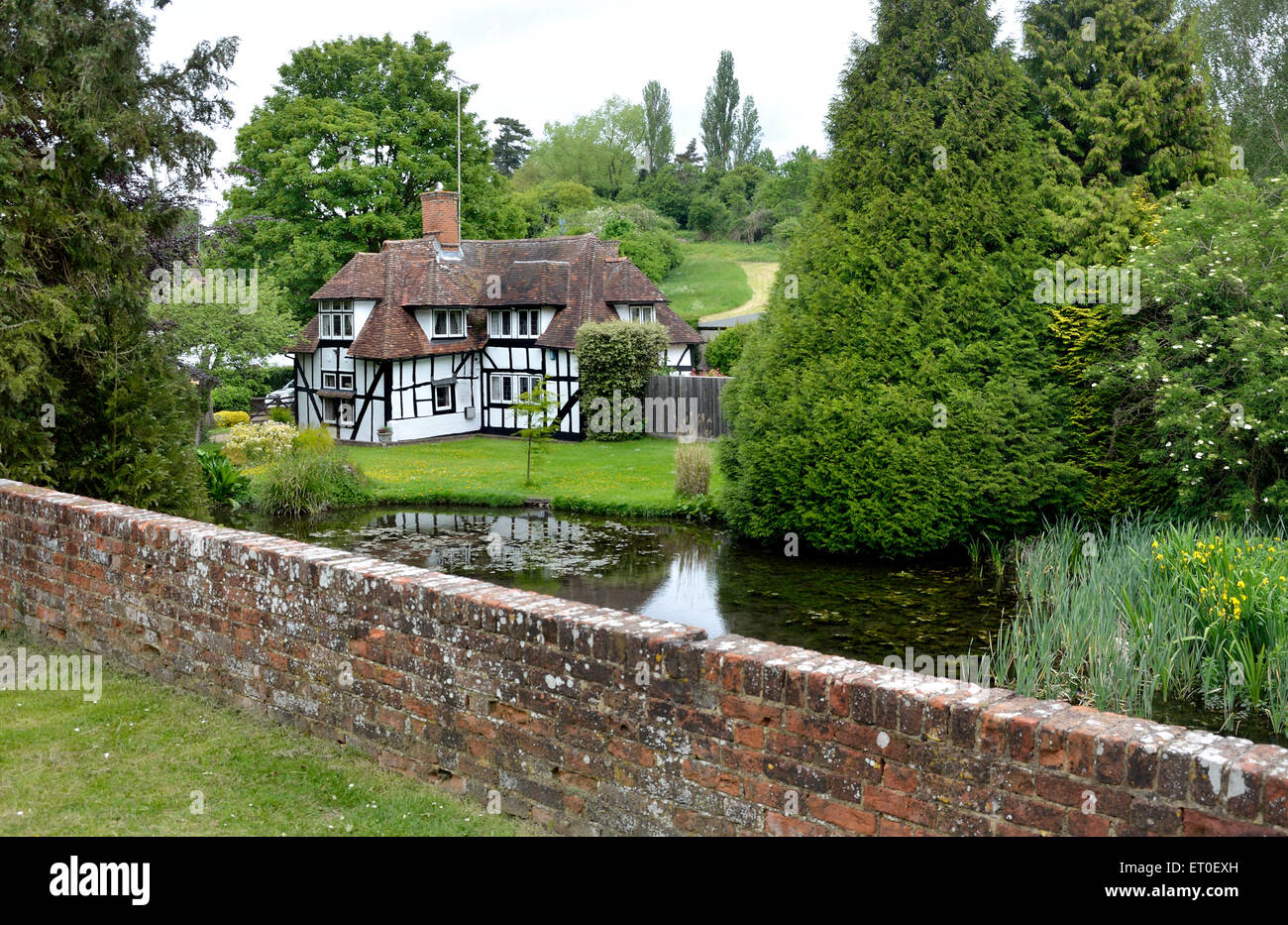 Loose Village, near Maidstone, Kent, England. Half-timbered house by ...