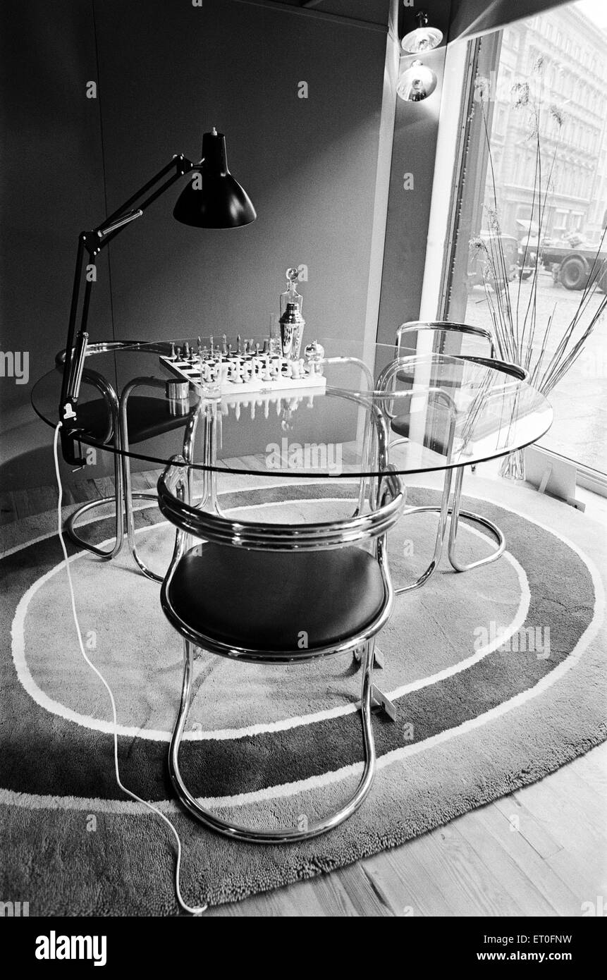 Furniture in the shop window of Liberty department store. 21st April ...