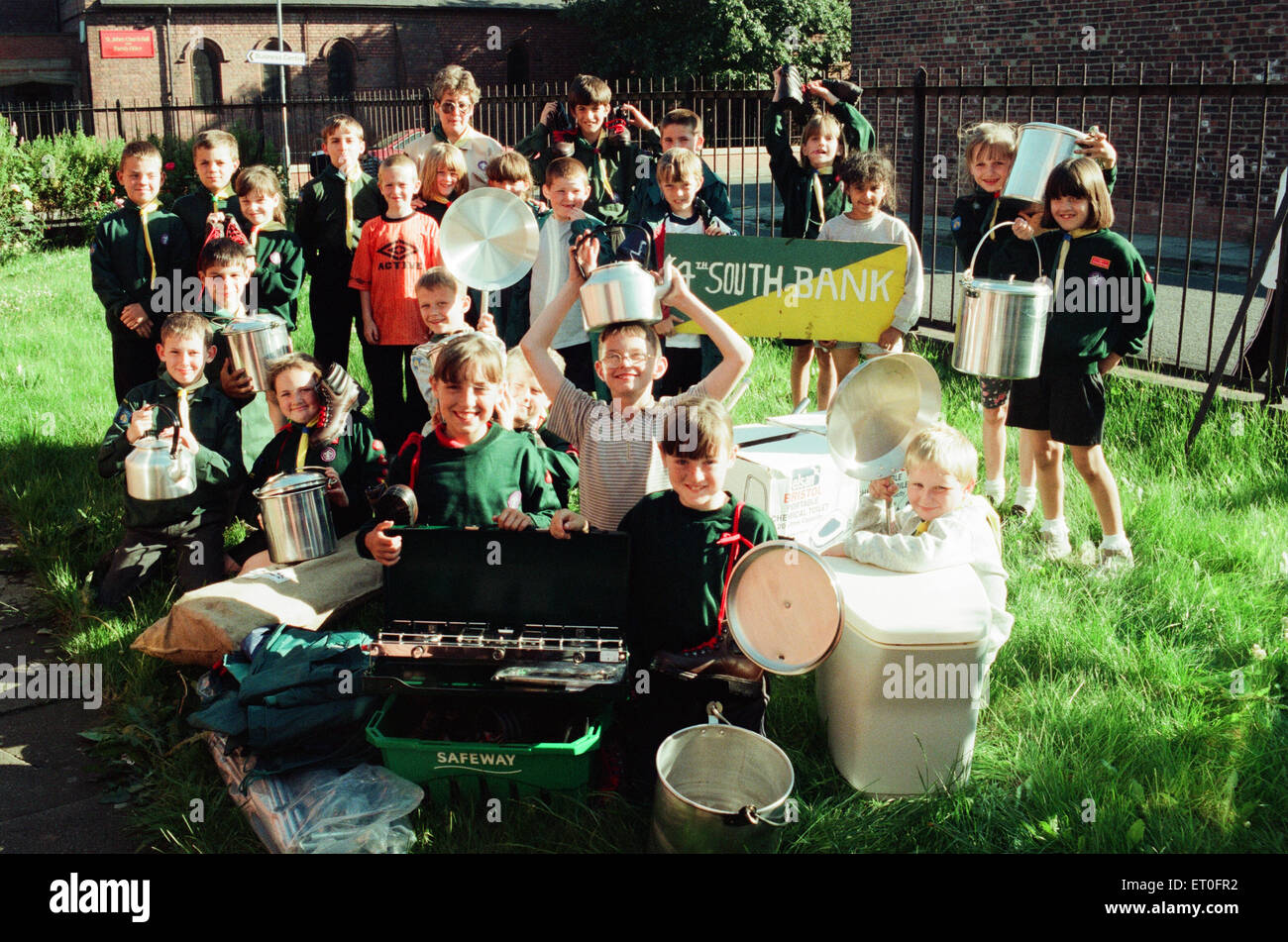 The 4th South Bank Scout group are celebrating the gift of 1000 pounds ...