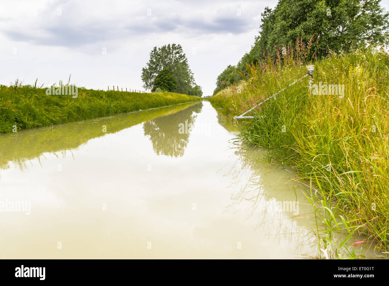 Farming channel for the collection of the waters in the Italian ...