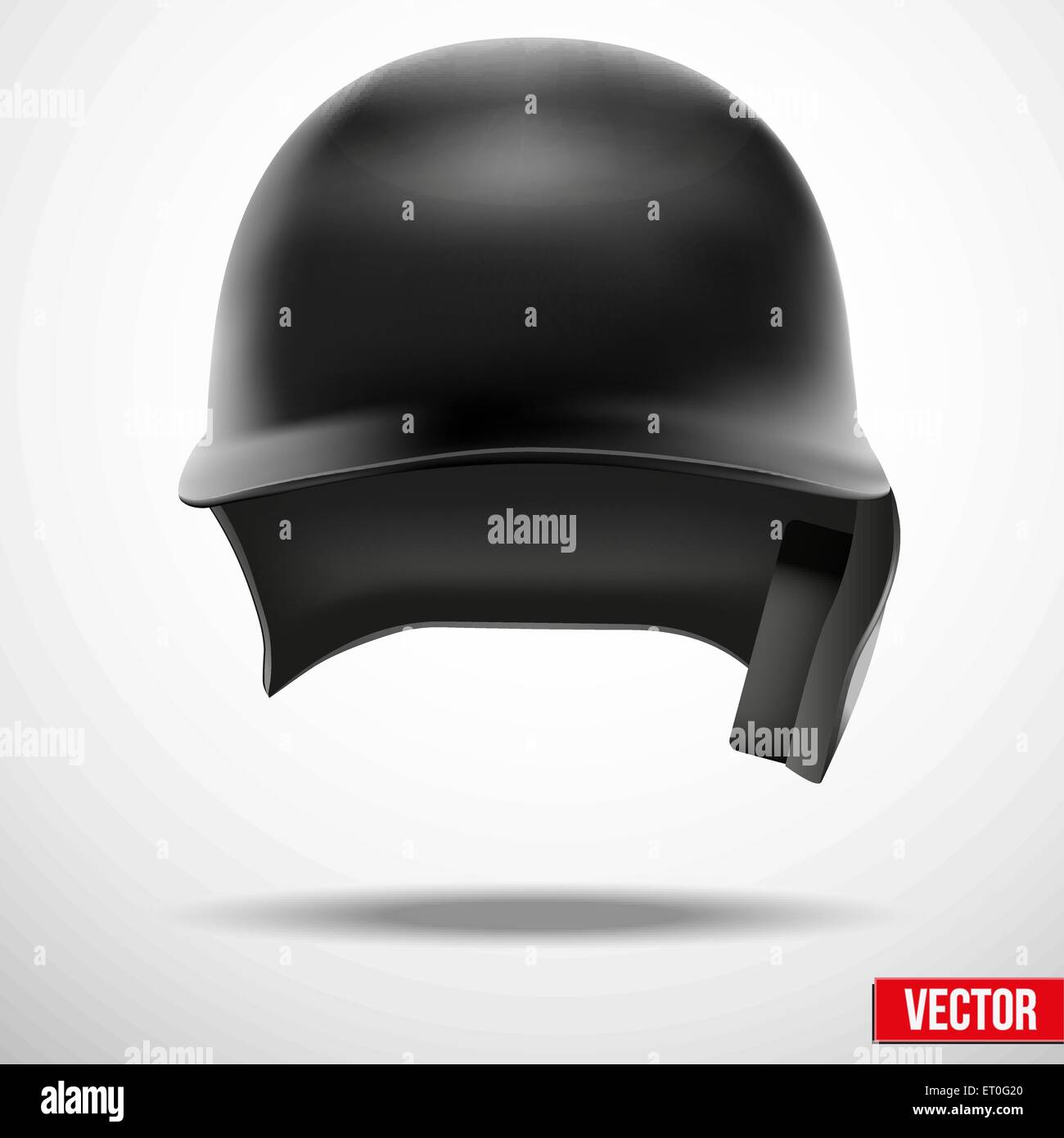 Baseball helmet front view vector. isolated Stock Vector Image & Art ...