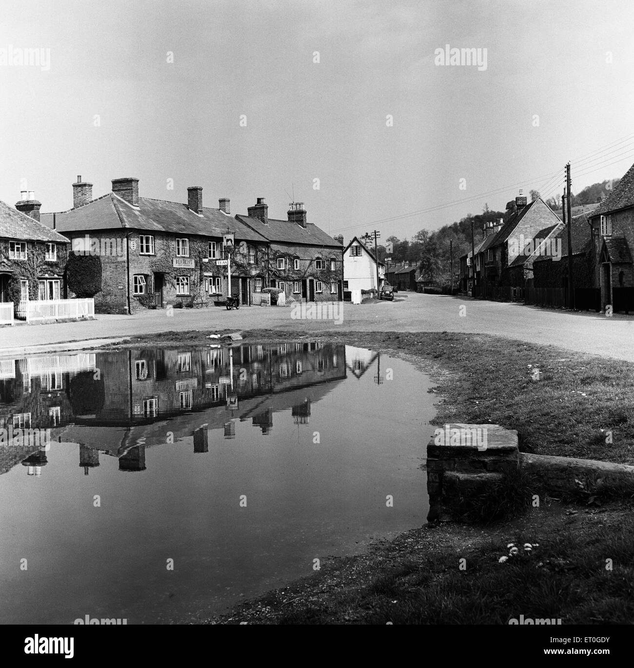Views of Aldbury Village, near Tring in Hertfordshire. 18th May 1954 ...