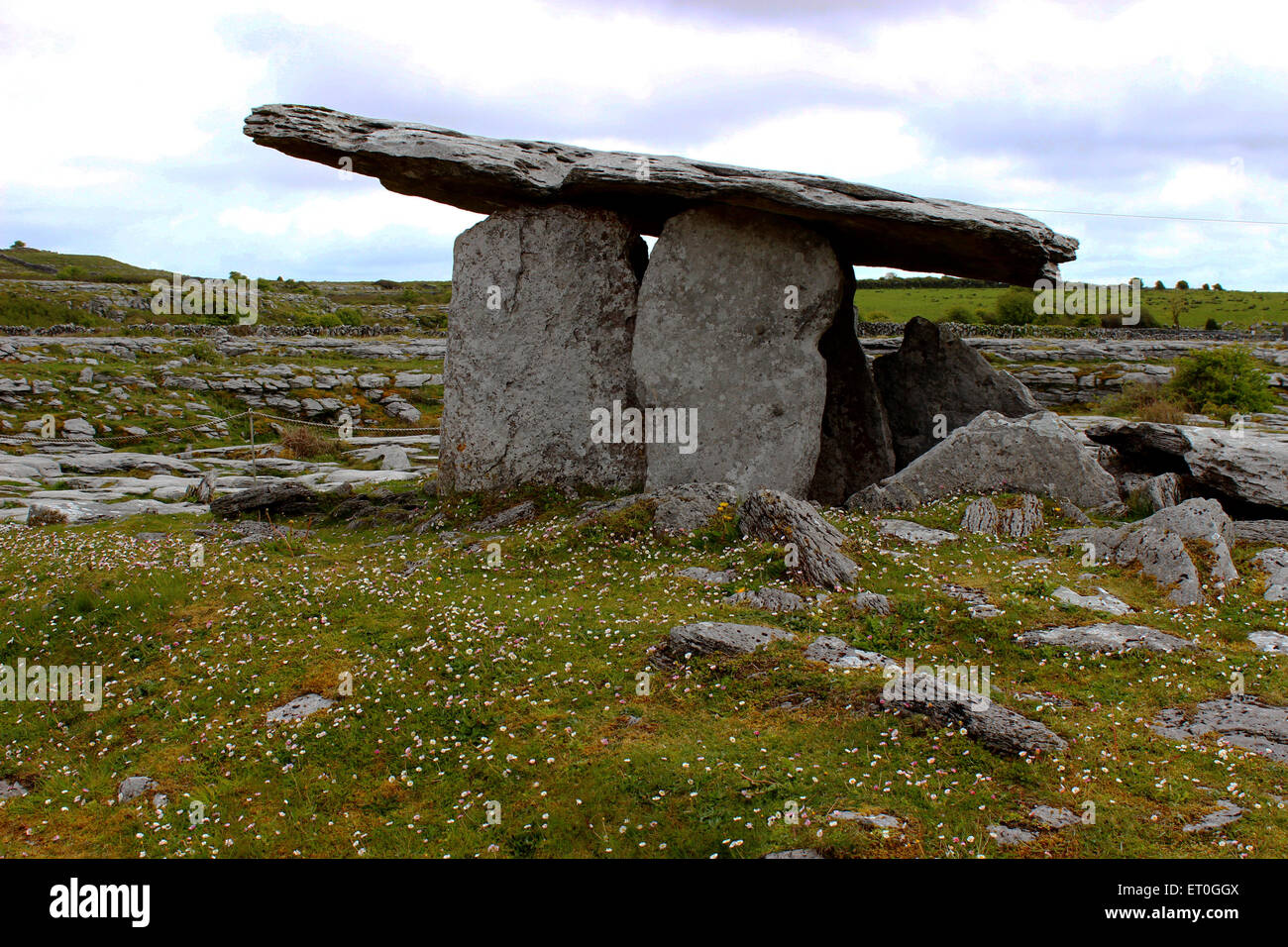 Poulnabrone dolmen, Burren Stock Photo - Alamy