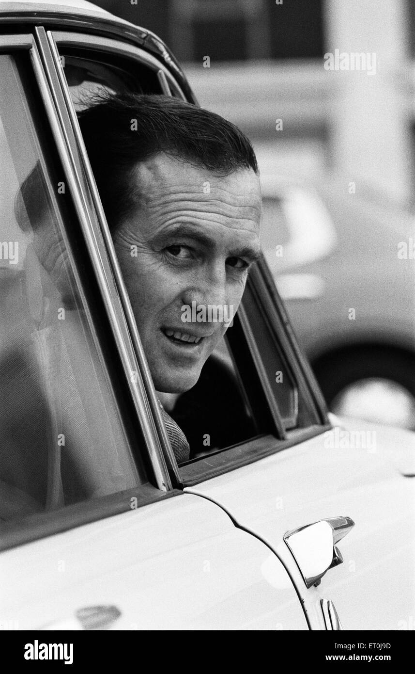 Leicester City manager Jimmy Bloomfield leaving Filbert Street in his ...