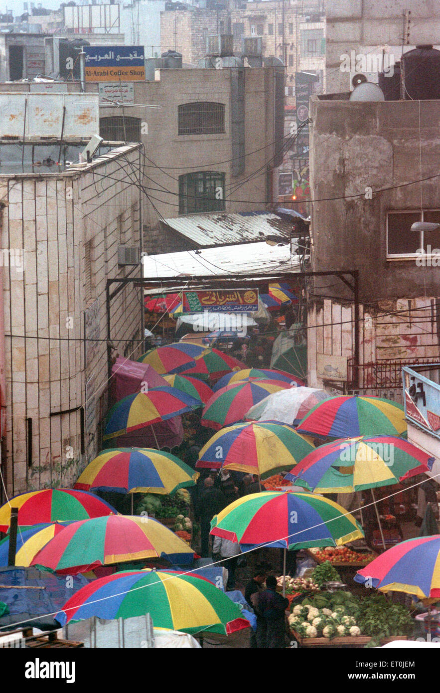 Ramallah food market, West Bank. Palestine Stock Photo - Alamy