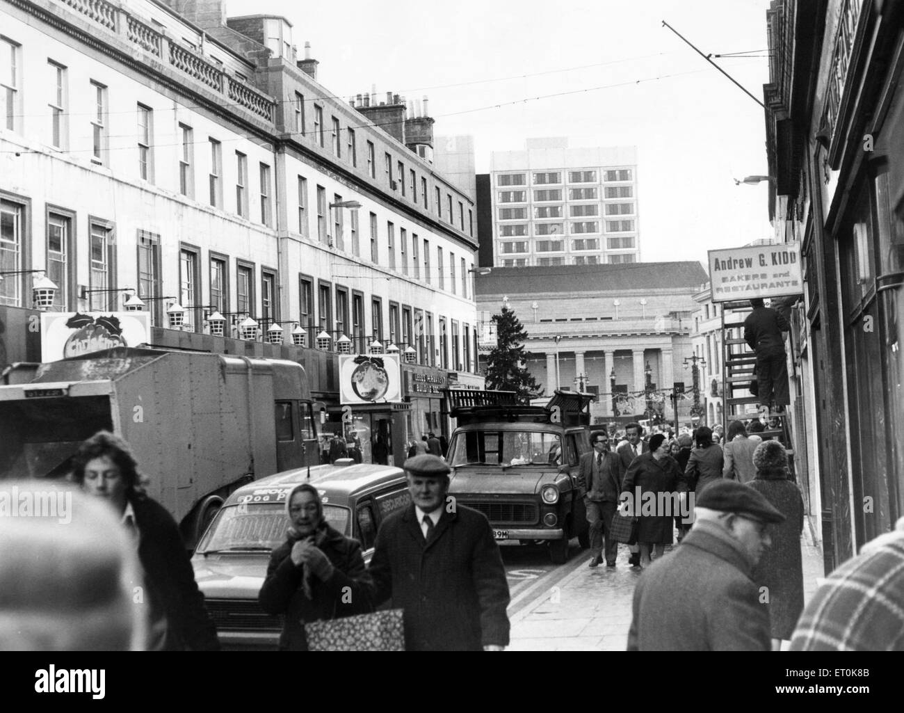 The Caird Hall spoiled by the Tayside Regional Office building in the ...