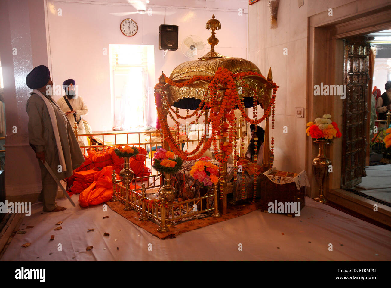 Inside view of Anandpur sahib Gurudwara situated in Rupnagar district ...