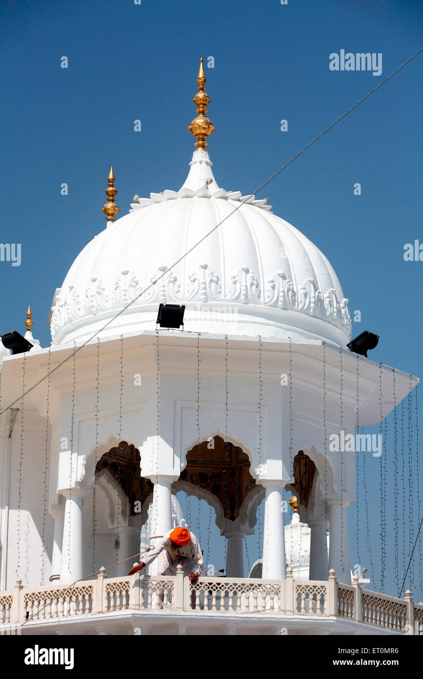 Exterior view of Anandpur Sahib Gurudwara in Rupnagar district ; Punjab ...