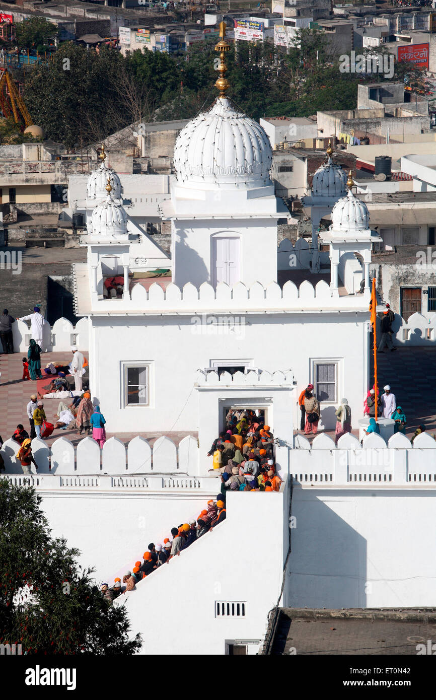Anandpur Sahib Gurudwara during Hola Mohalla festival in Rupnagar district ; Punjab ; India ...