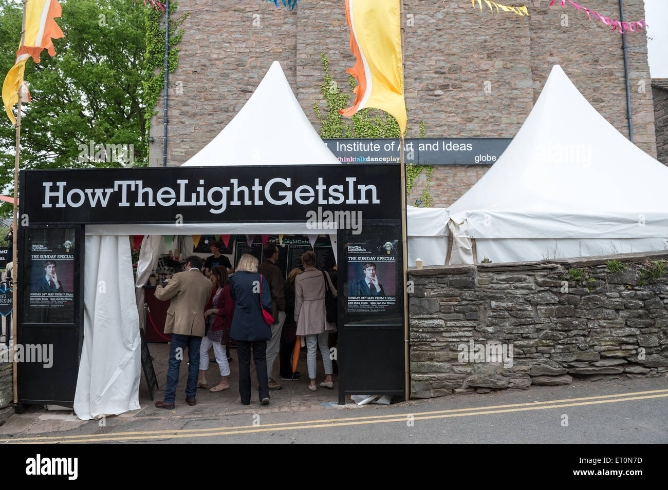 Howthelightgetsin Festival, Hay on Wye, Hereford, 2015 Stock Photo - Alamy