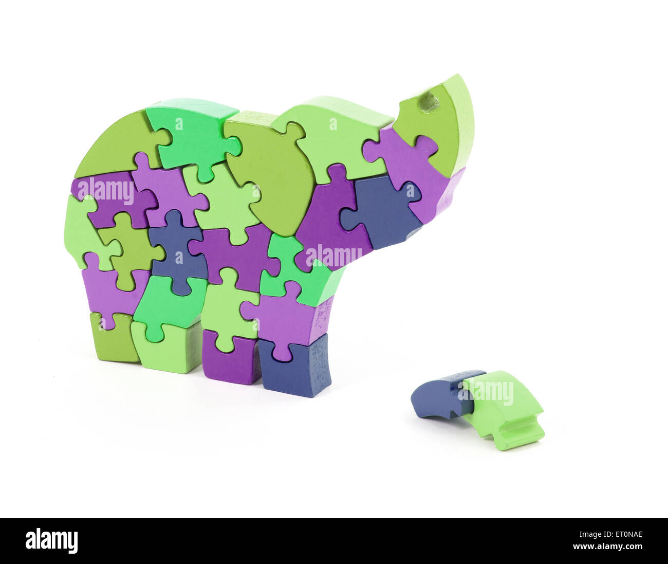 Elephant Puzzle Pieces High Resolution Stock Photography and Images - Alamy