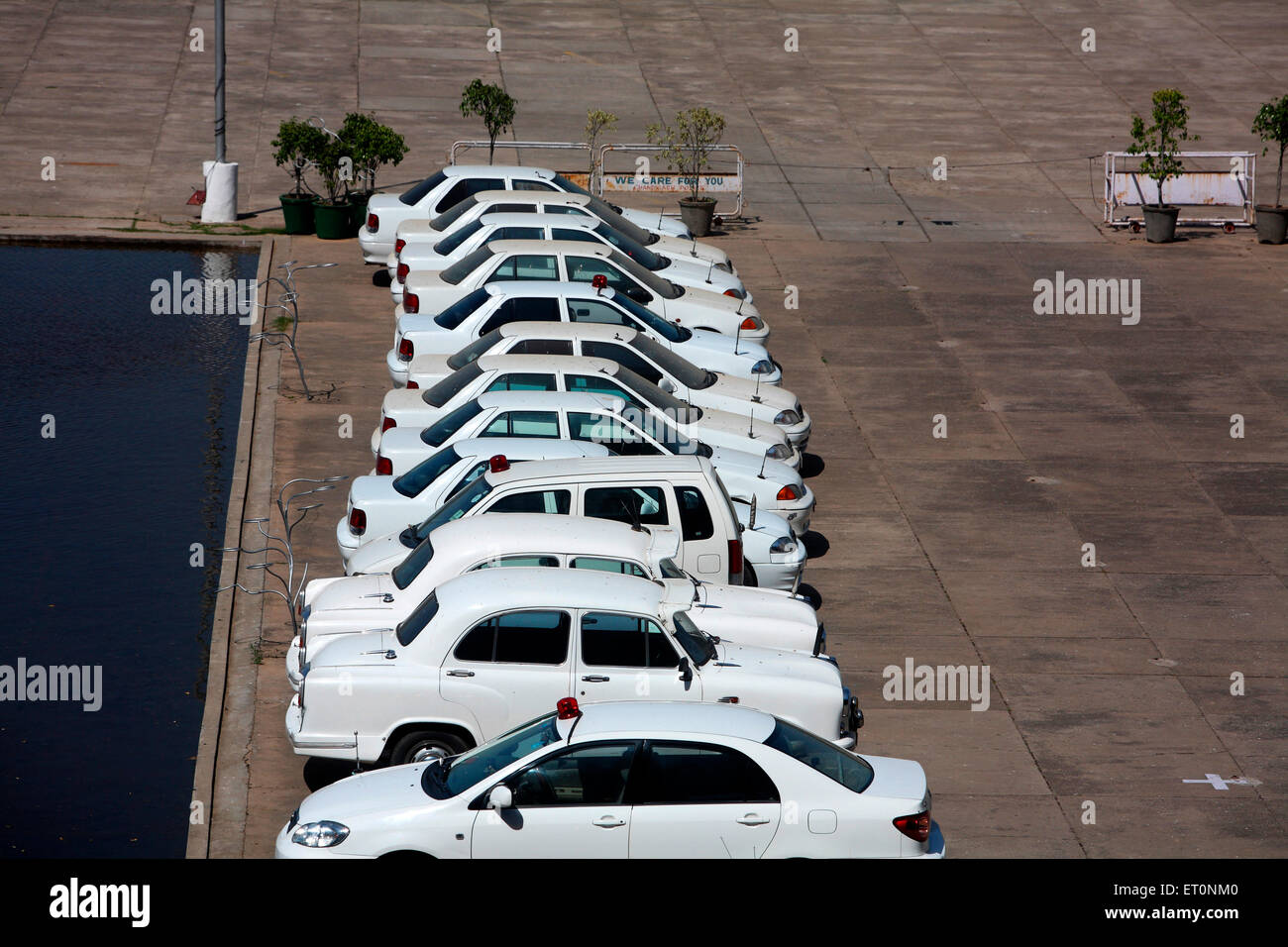 Car parking, Chandigarh, Union Territory, UT, India, Indian Stock Photo ...