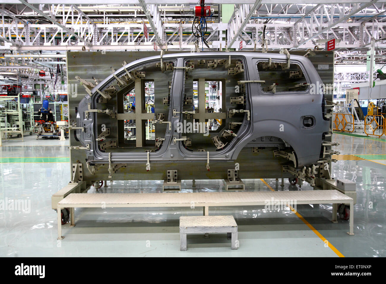 Manufactured of mahindra cars ; Nasik ; Maharashtra ; India 9 January ...