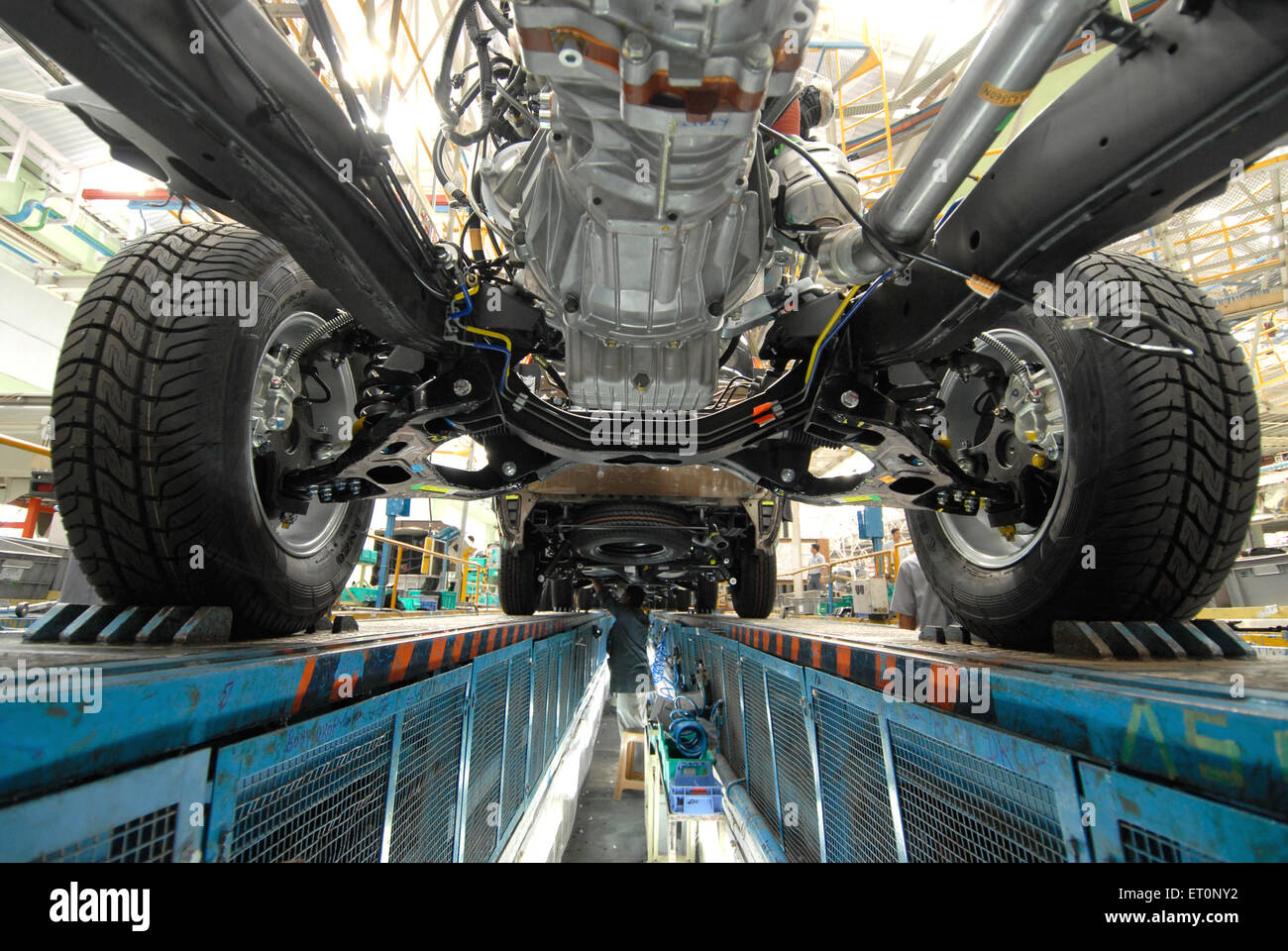 Manufactured of mahindra cars ; Nasik ; Maharashtra ; India 9 January ...