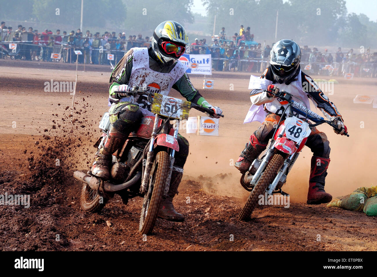 Golf cup dirt track racing ; Jodhpur ; Rajasthan ; India Stock Photo ...