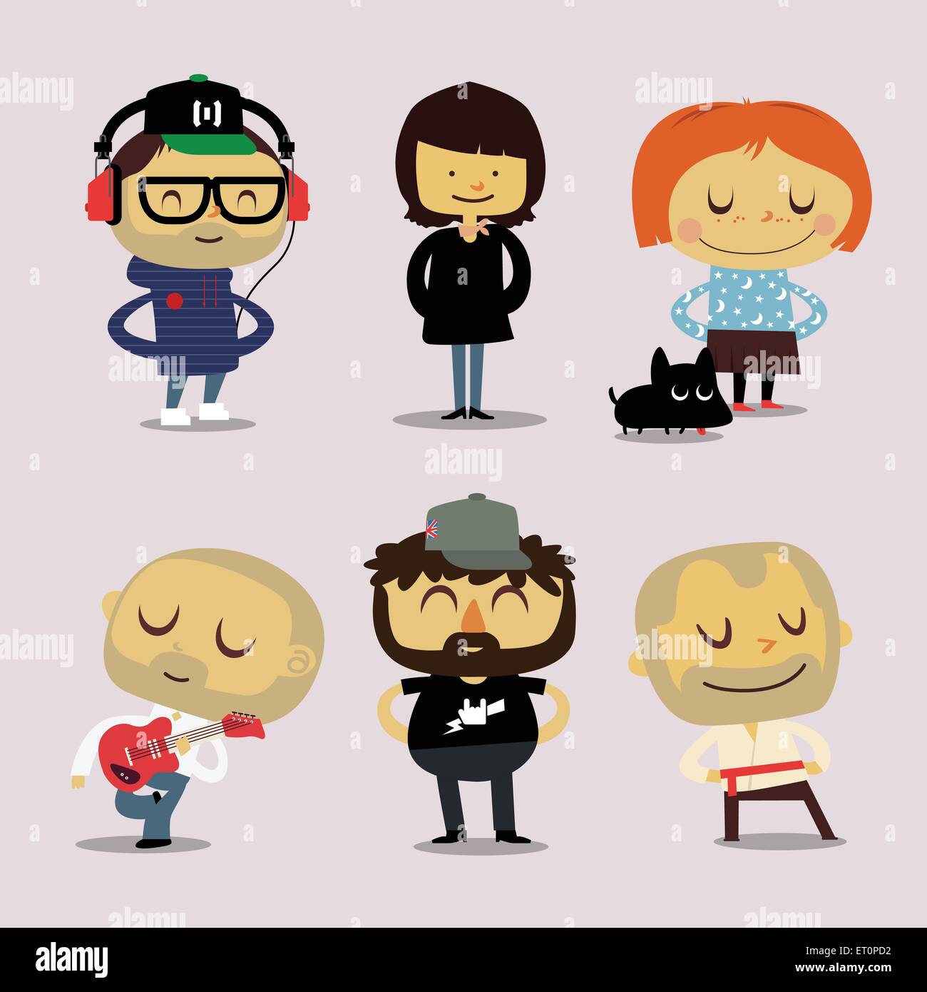 funny office characters smiling Stock Vector Image & Art - Alamy