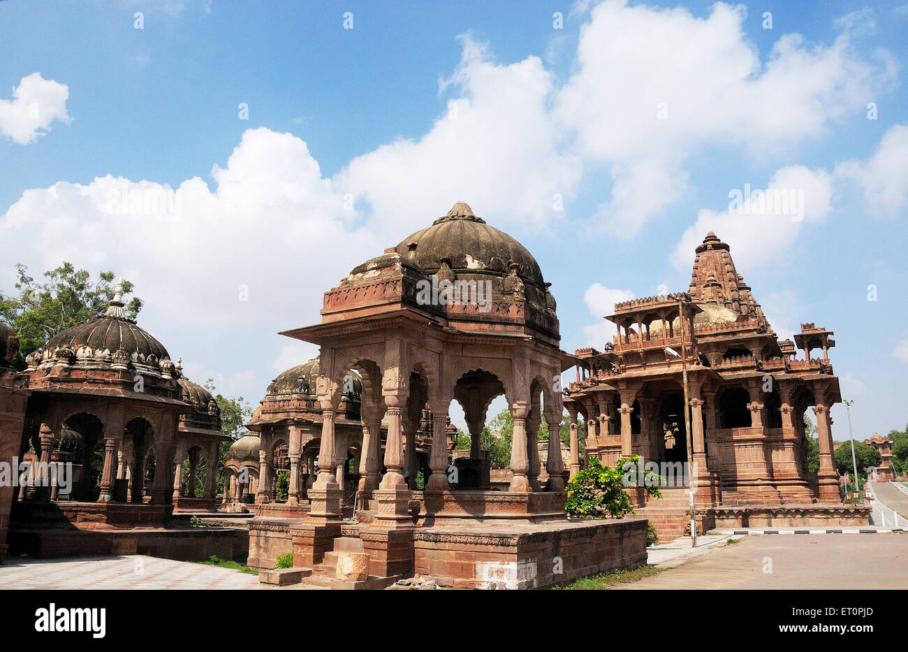 Deval ; Royal Cenotaph ; Mandore Garden ; Mandore ; Jodhpur ; Rajasthan ...