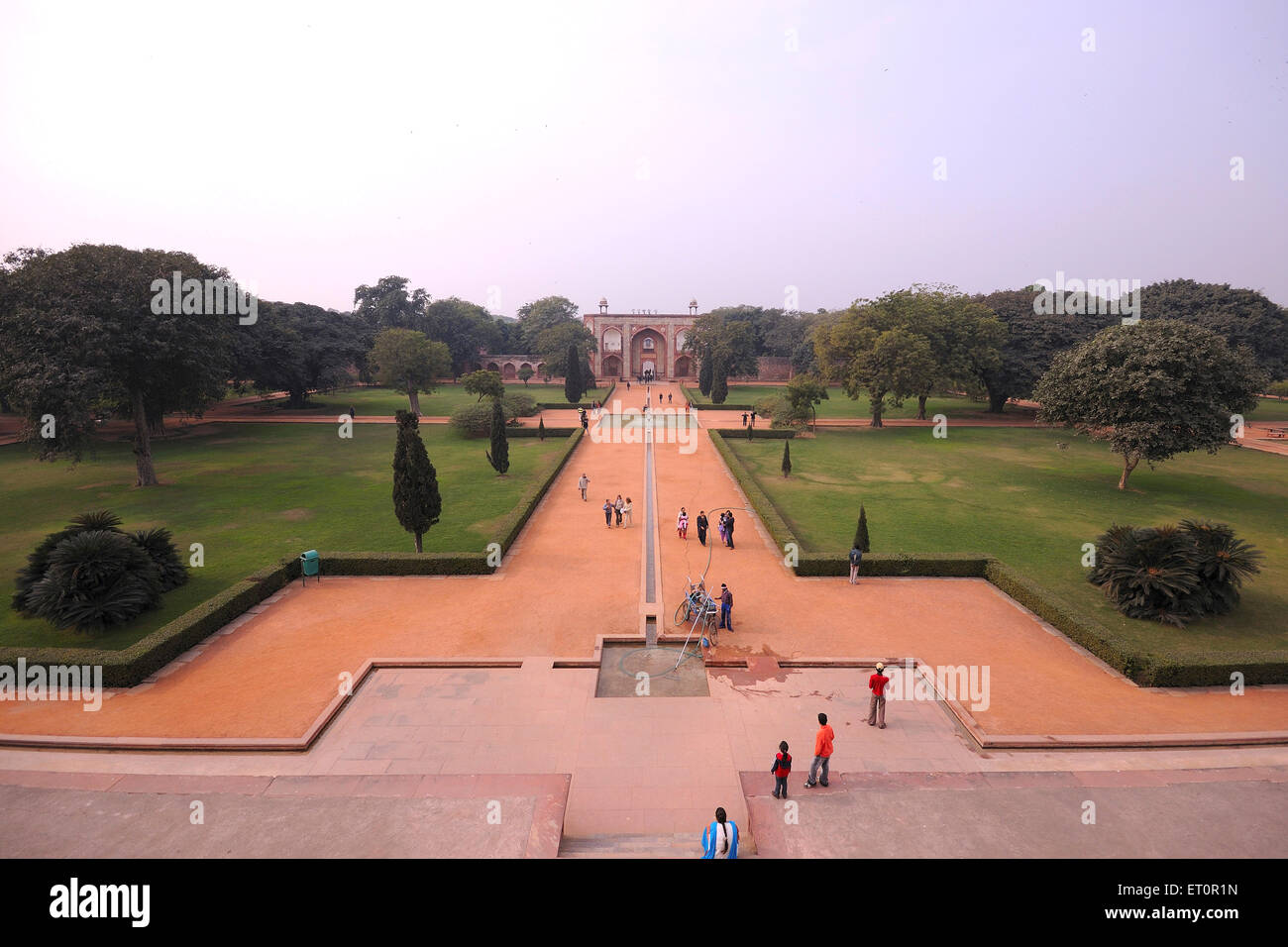 Humayun tomb delhi aerial hi-res stock photography and images - Alamy