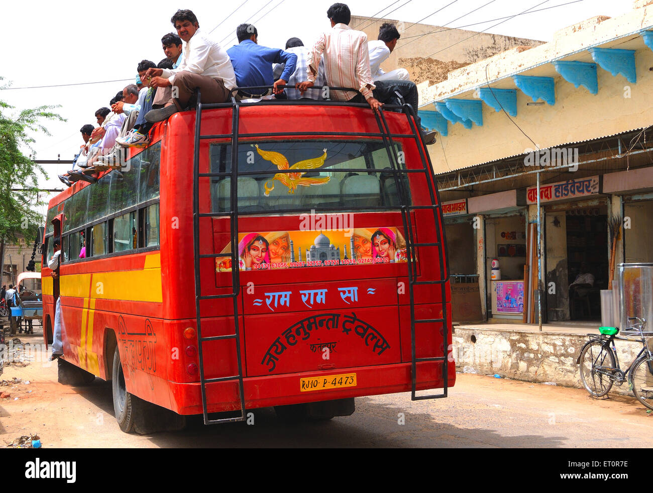 Rajasthan bus hi-res stock photography and images - Alamy