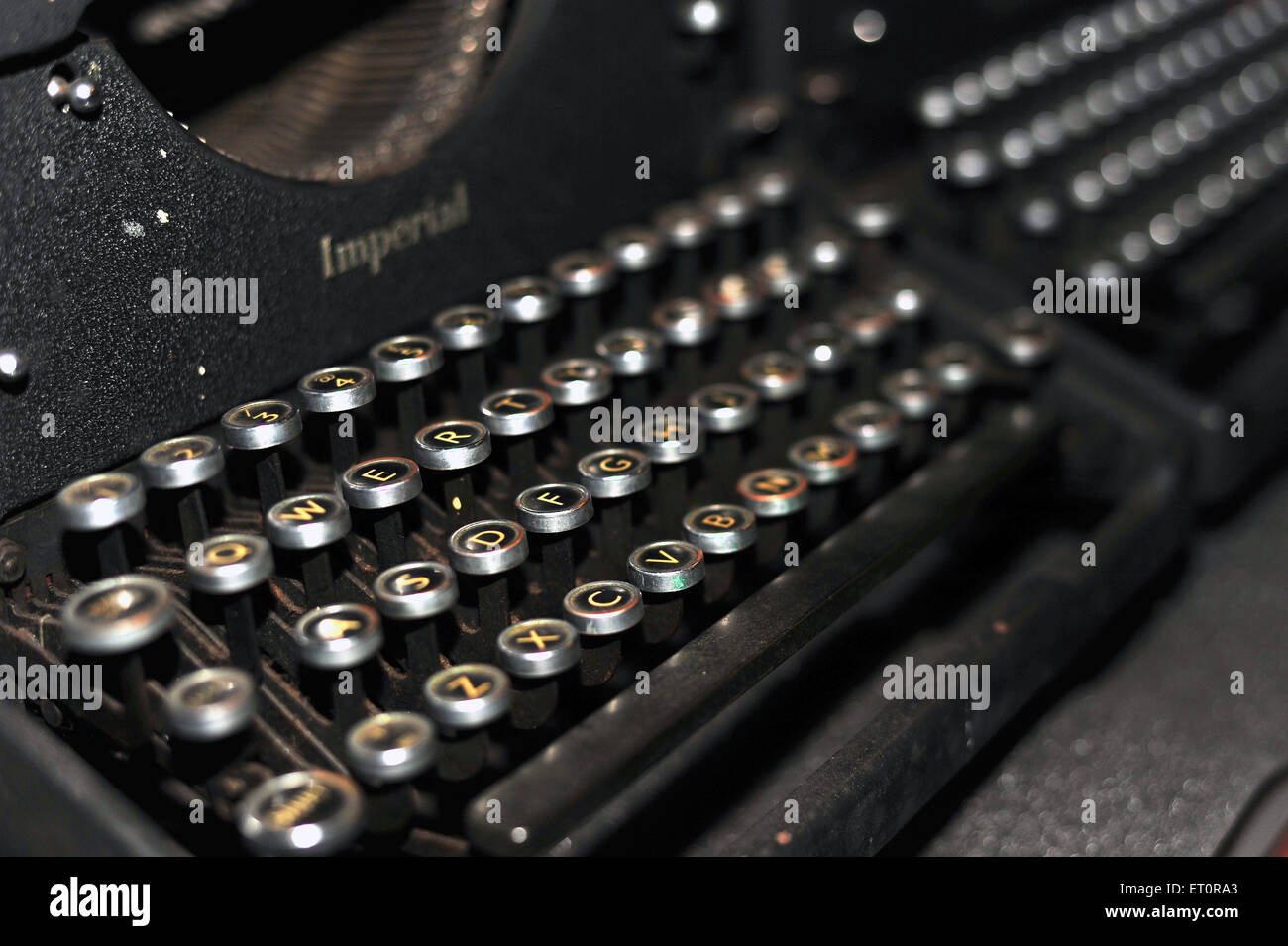 Imperial typewriter hi-res stock photography and images - Alamy