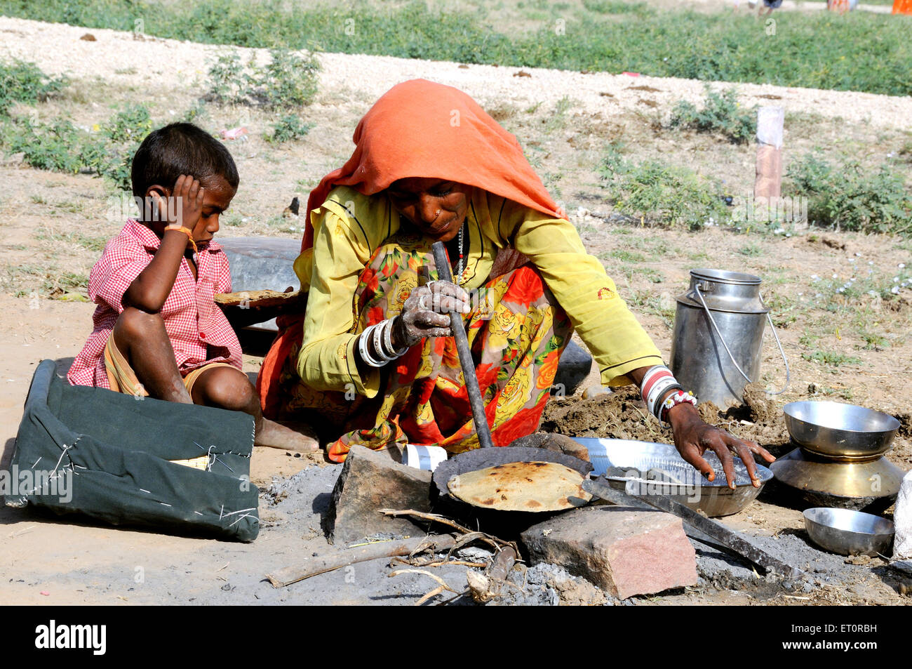 Indian cooking utensils hi-res stock photography and images - Alamy