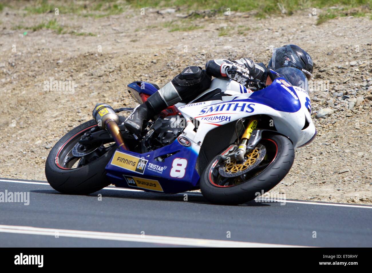 Douglas, Isle of Man. 10th June, 2015. Guy Martin in action during the ...