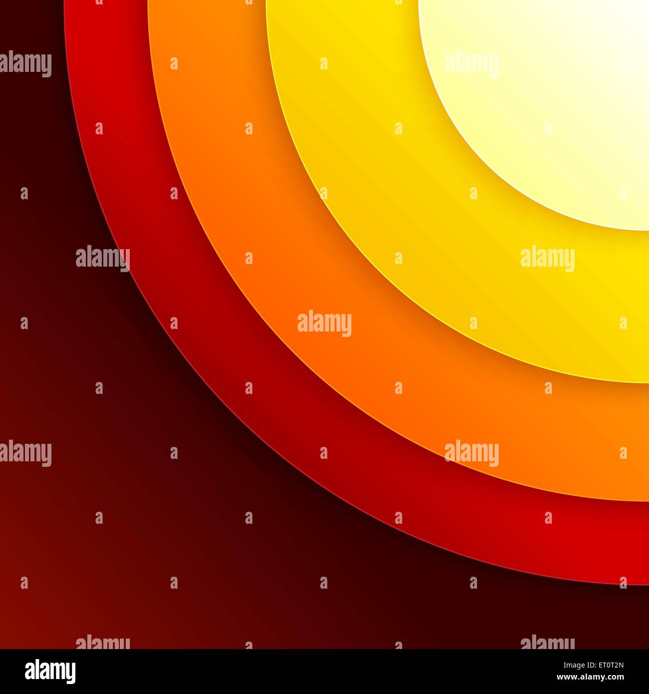 Abstract red and orange circles background. RGB EPS 10 vector Stock ...