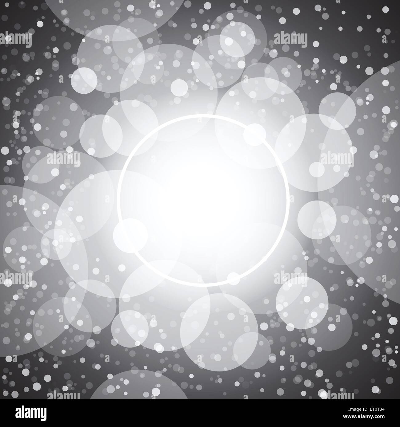 Shining circles and stars gray background. RGB EPS 10 vector Stock ...