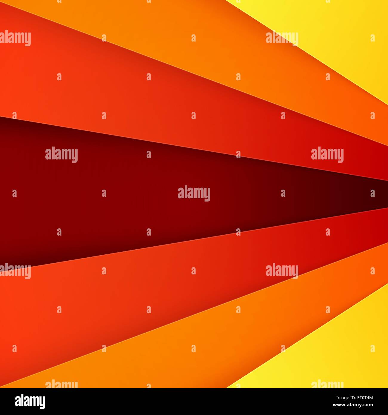 Red, orange and yellow paper layers abstract vector background. RGB EPS ...