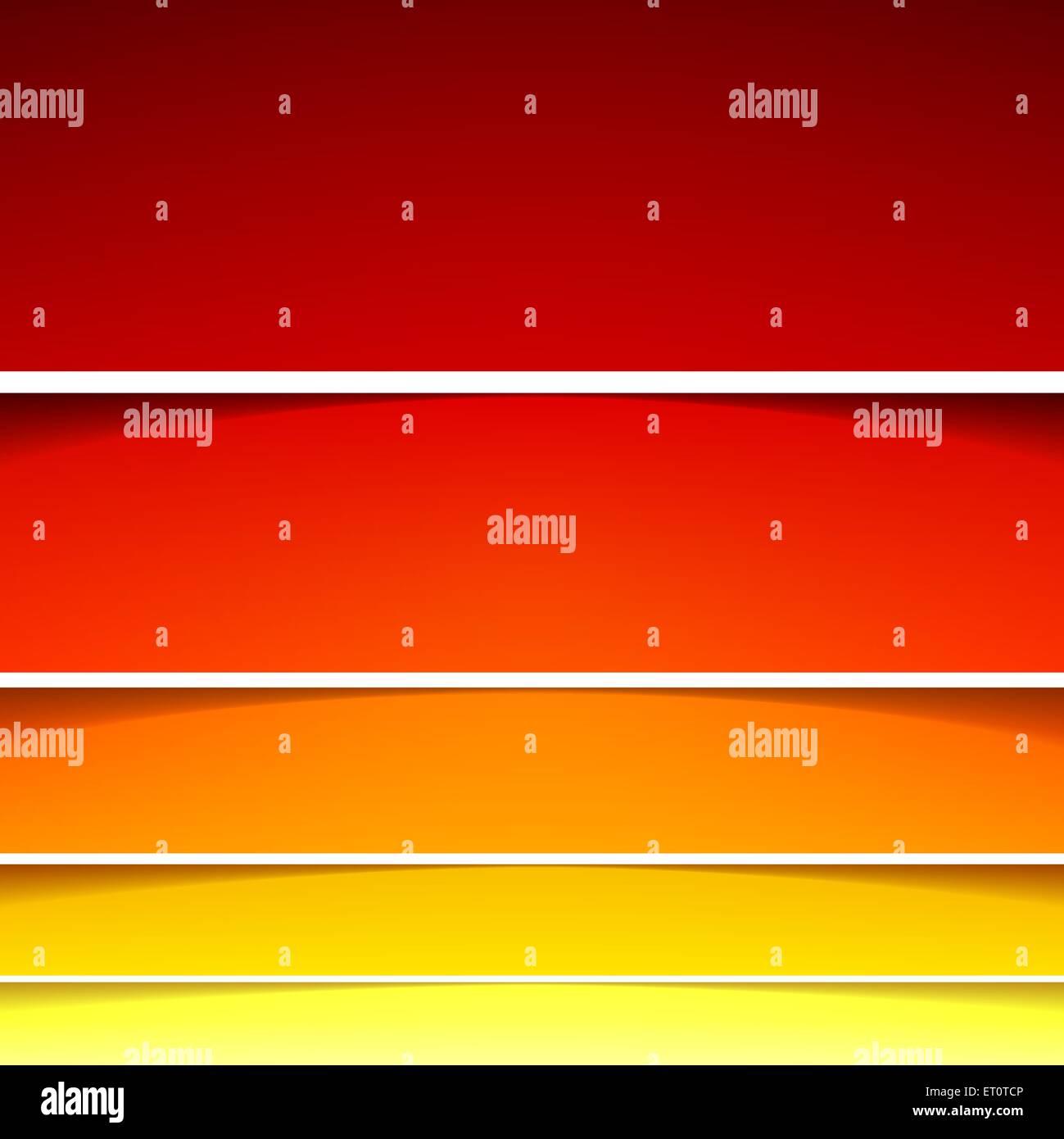 Red, orange and yellow paper layers abstract vector background. RGB EPS ...