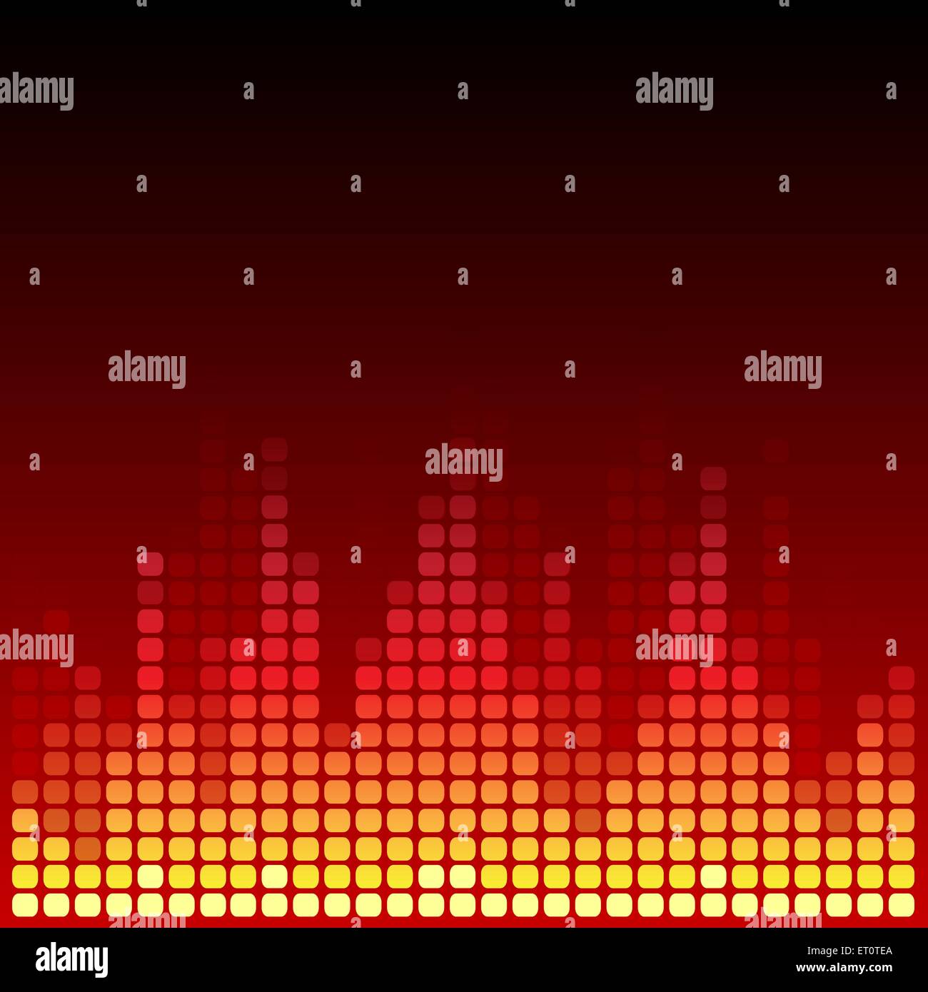 Red and orange shining digital equalizer background. RGB EPS 10 vector ...