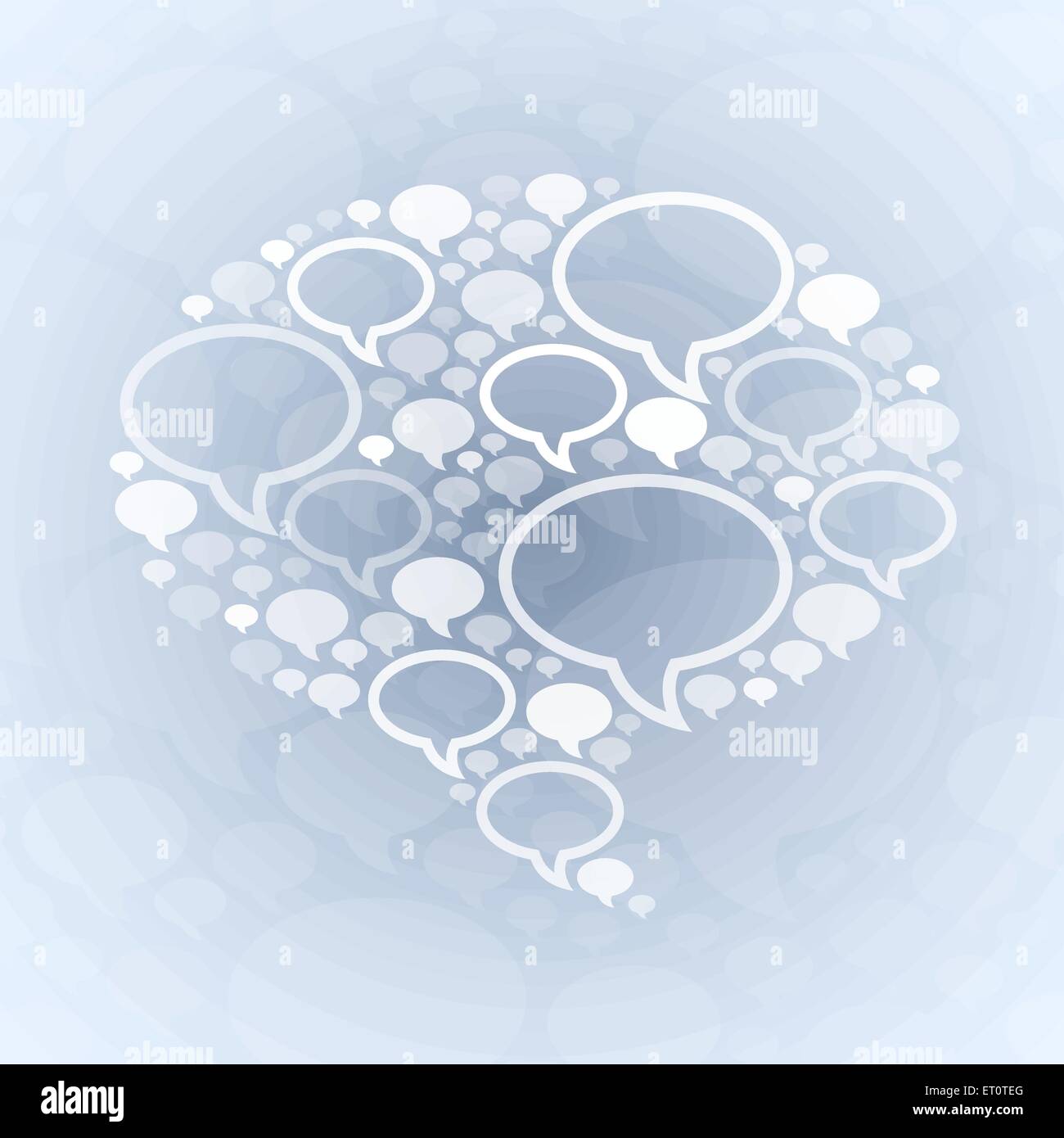 Chat bubble symbol on grey background. RGB EPS 10 vector Stock Vector ...