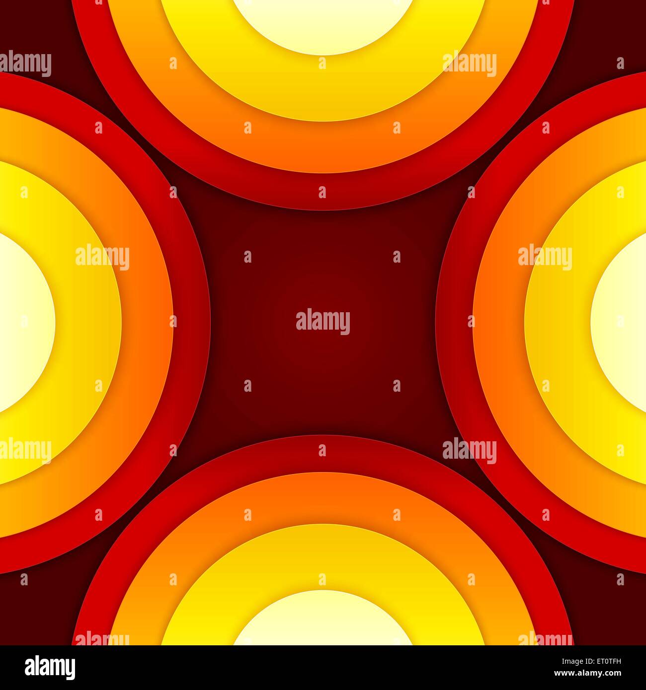 Abstract red and orange circles background. RGB EPS 10 vector Stock ...