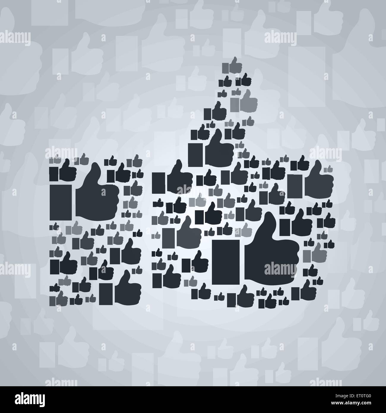 Like symbol on light grey background. RGB EPS 10 vector Stock Vector ...