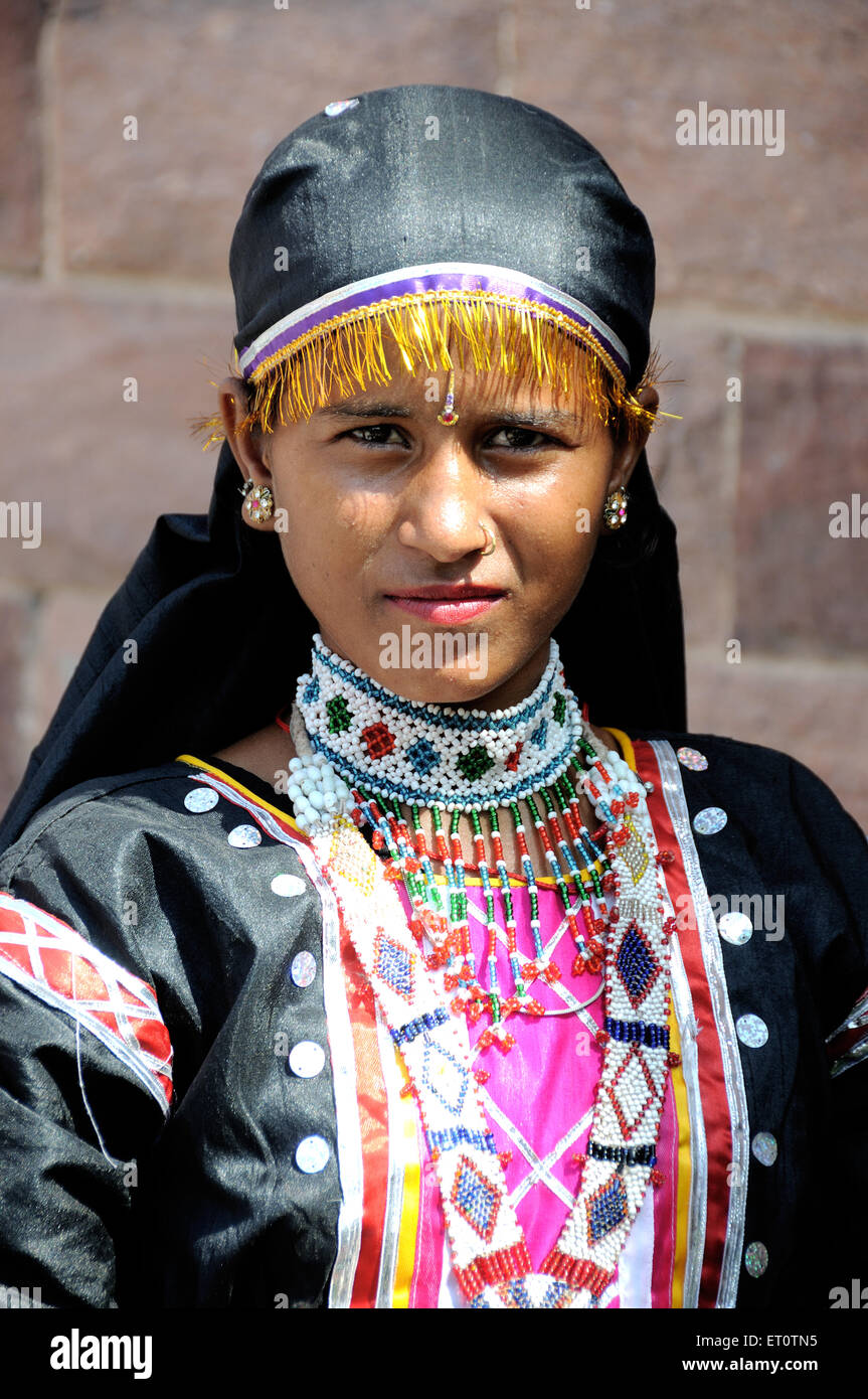 Portrait of kalbeliya lady ; Rajasthan ; India Mr#786 Stock Photo - Alamy