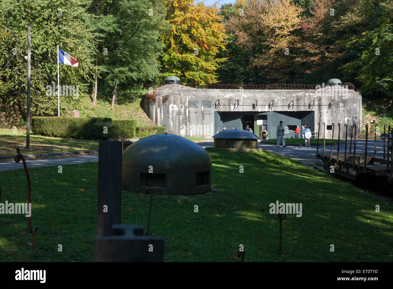 Schoenenbourg, France, entrance to the artillery factory Schoenenbourg ...