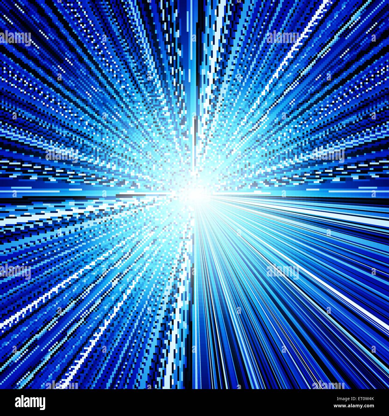 Abstract blue stripes burst background. RGB EPS 10 vector illustration ...