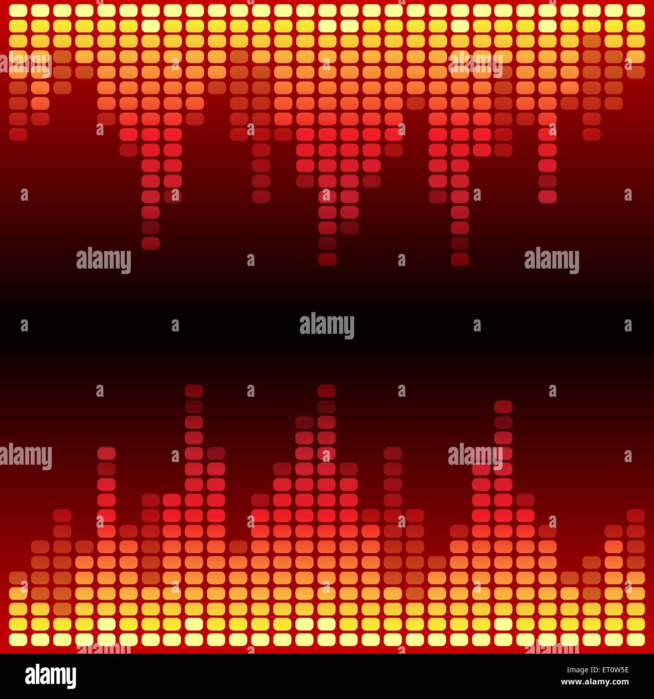 Red and orange shining digital equalizer background. RGB EPS 10 vector ...