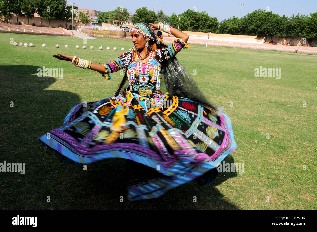 Kalbeliya folk dancer ; Jodhpur ; Rajasthan ; India MR#786 Stock Photo ...