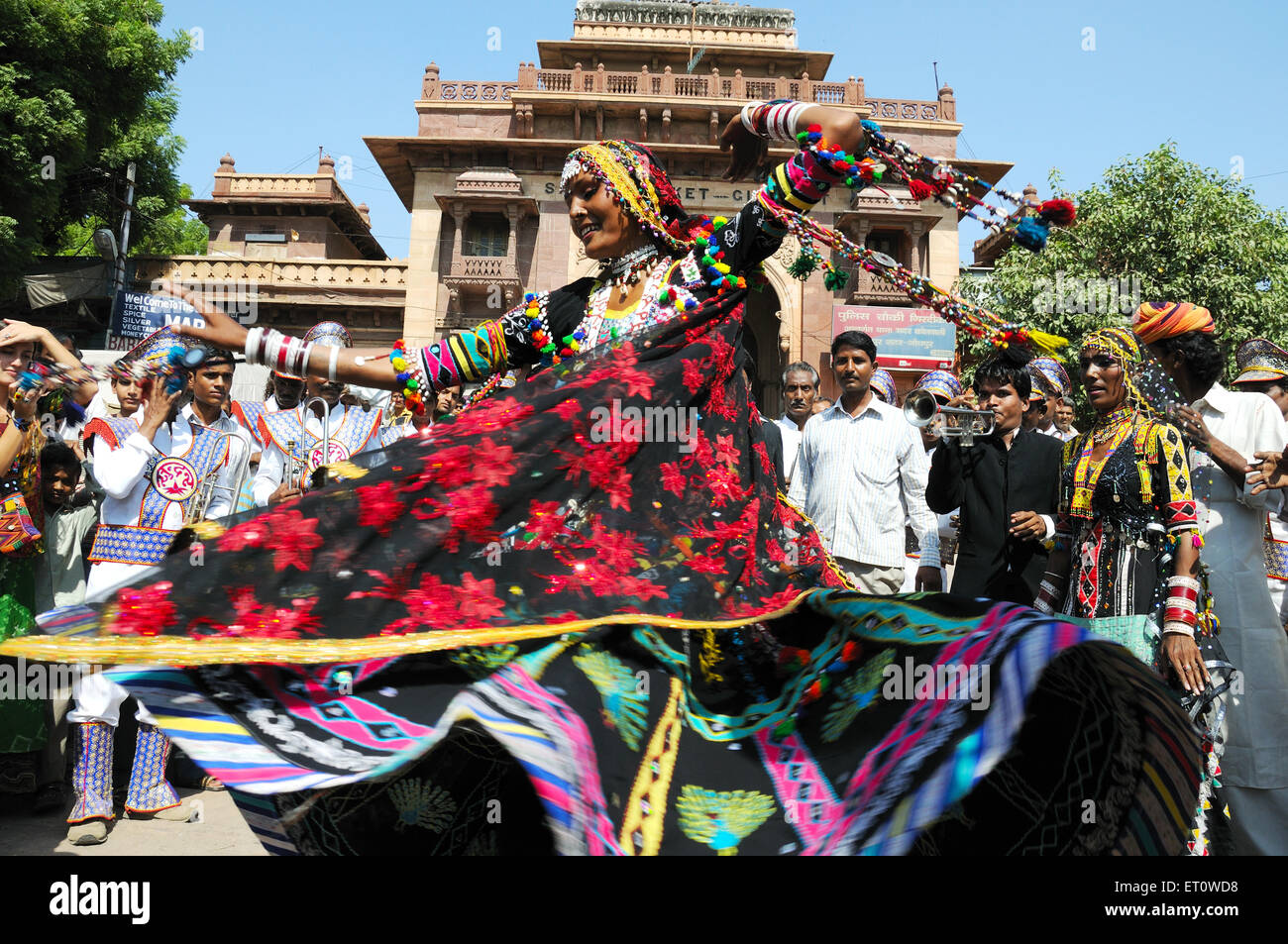 Kalbeliya folk dancer ; Jodhpur ; Rajasthan ; India MR#786 Stock Photo ...