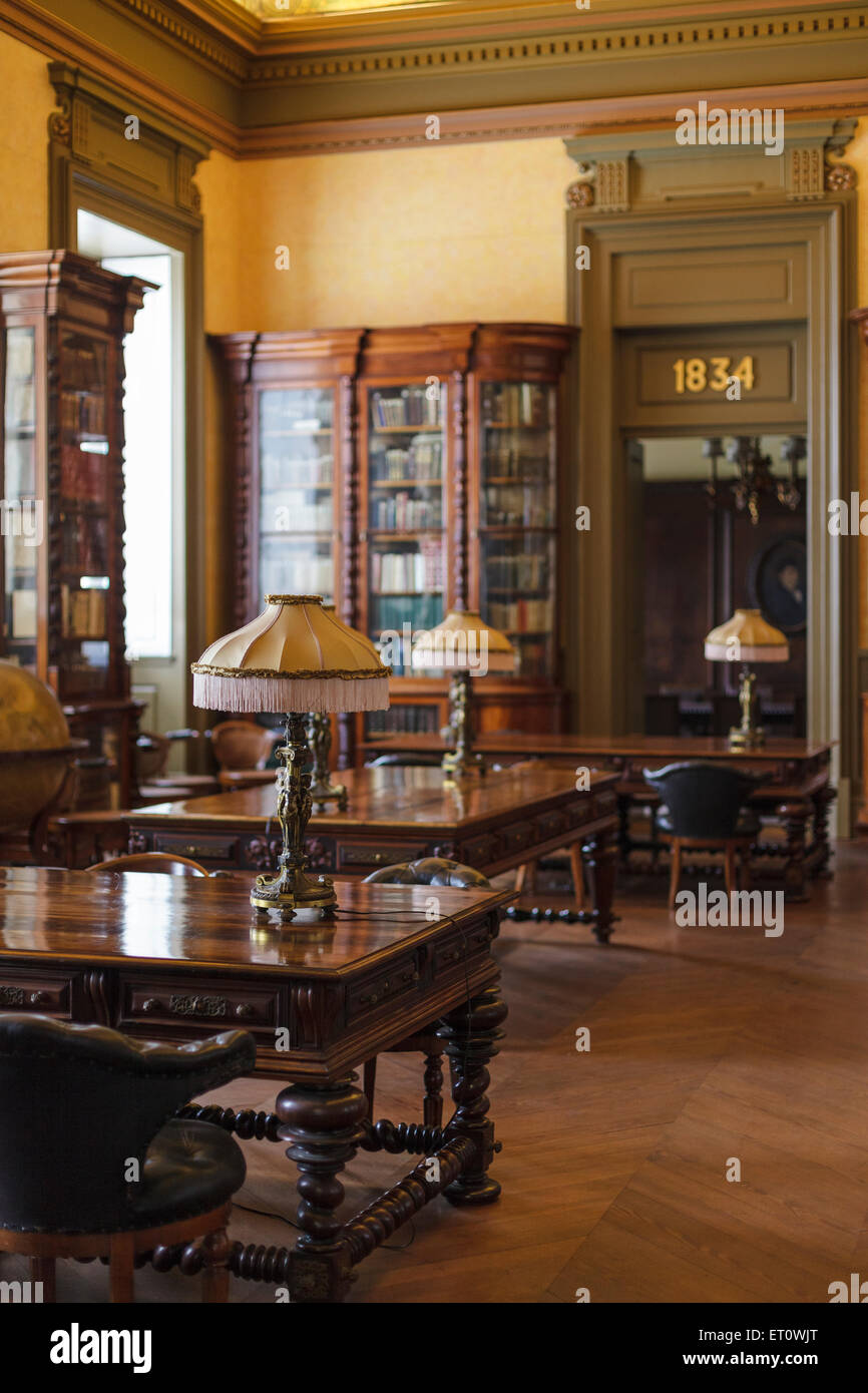 Library of the Palacio da Bolsa - Porto, Portugal Stock Photo - Alamy