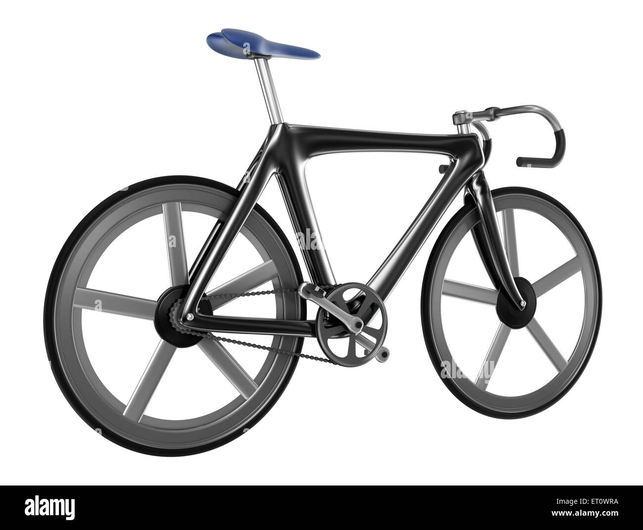 Bicycle isolated on white background Stock Photo - Alamy