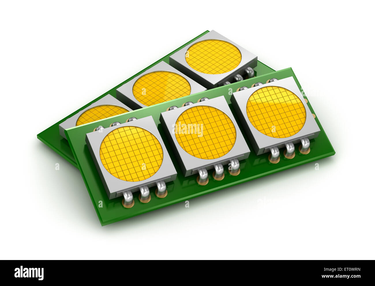 3d illustration electronic chip over hi-res stock photography and ...