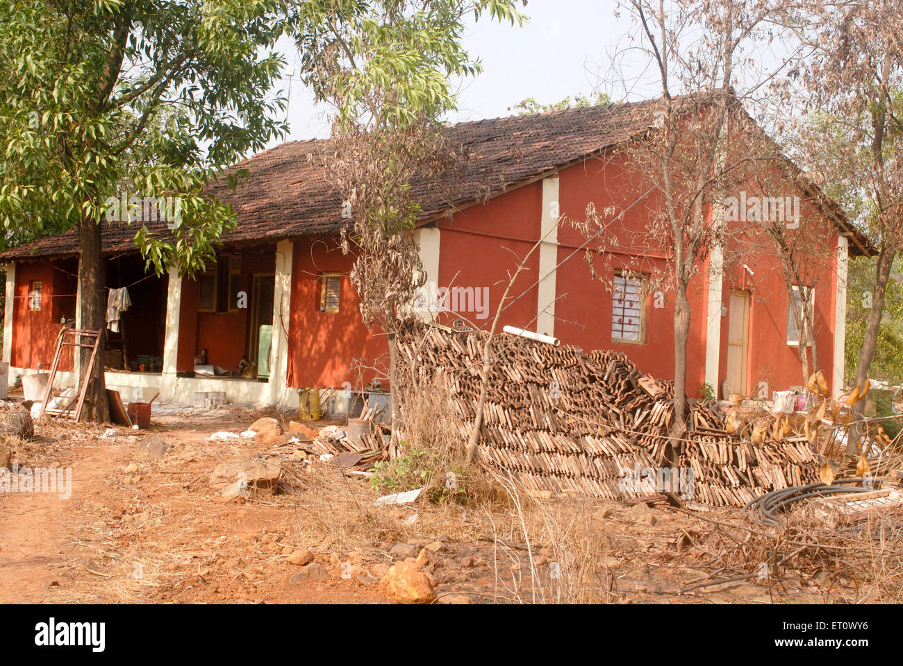 Indian village house roof hi-res stock photography and images - Alamy