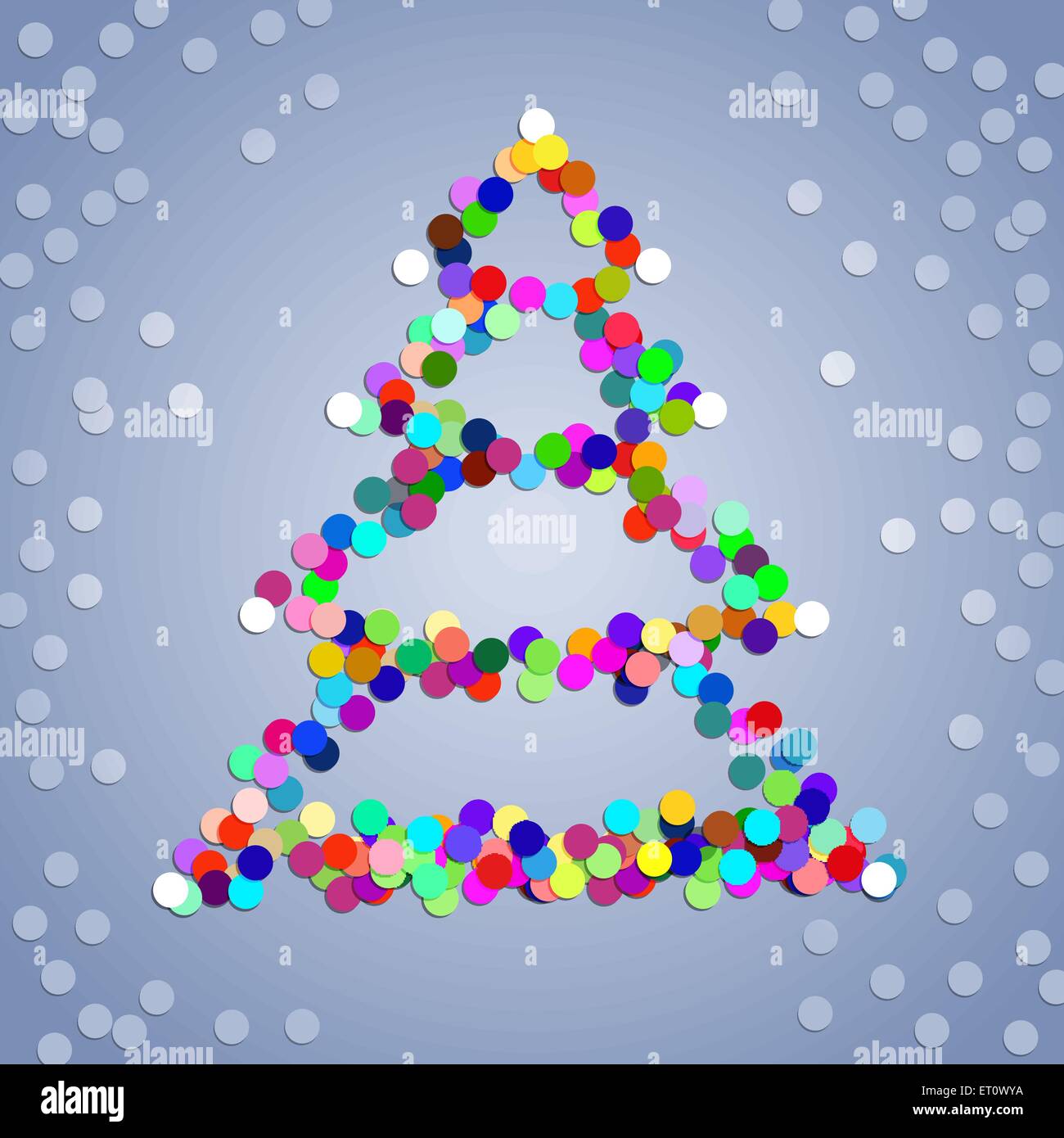 Decorated christmas tree holiday Stock Vector Images - Alamy