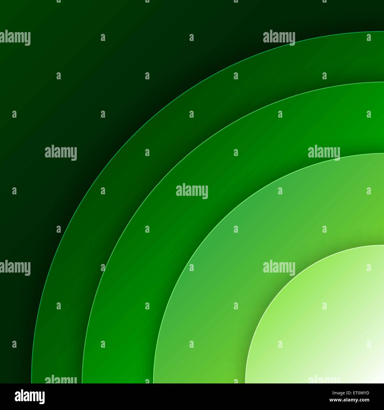 Abstract green paper circles hi-res stock photography and images - Alamy