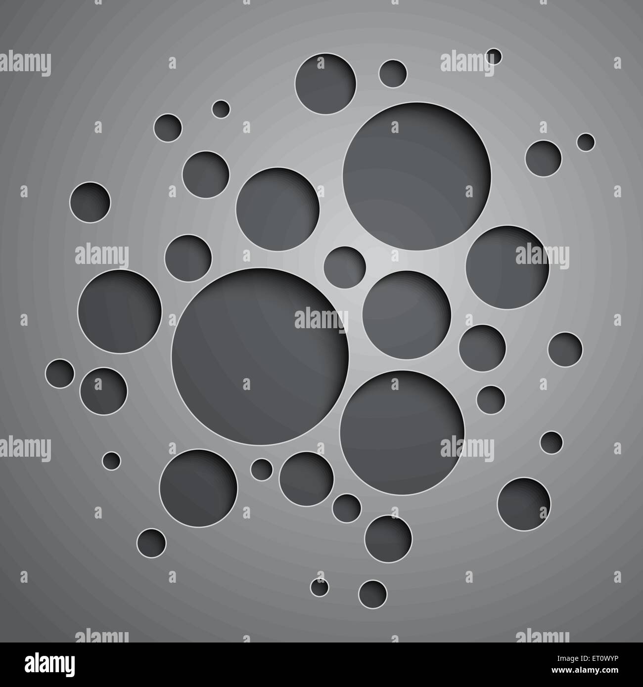 Grey circles hi-res stock photography and images - Alamy