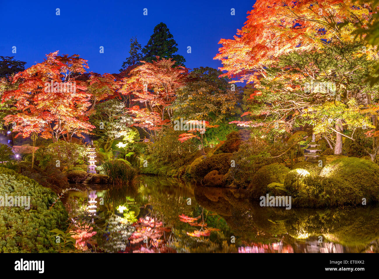 Nikko, Japan at Shoyo-en garden in the autumn Stock Photo - Alamy
